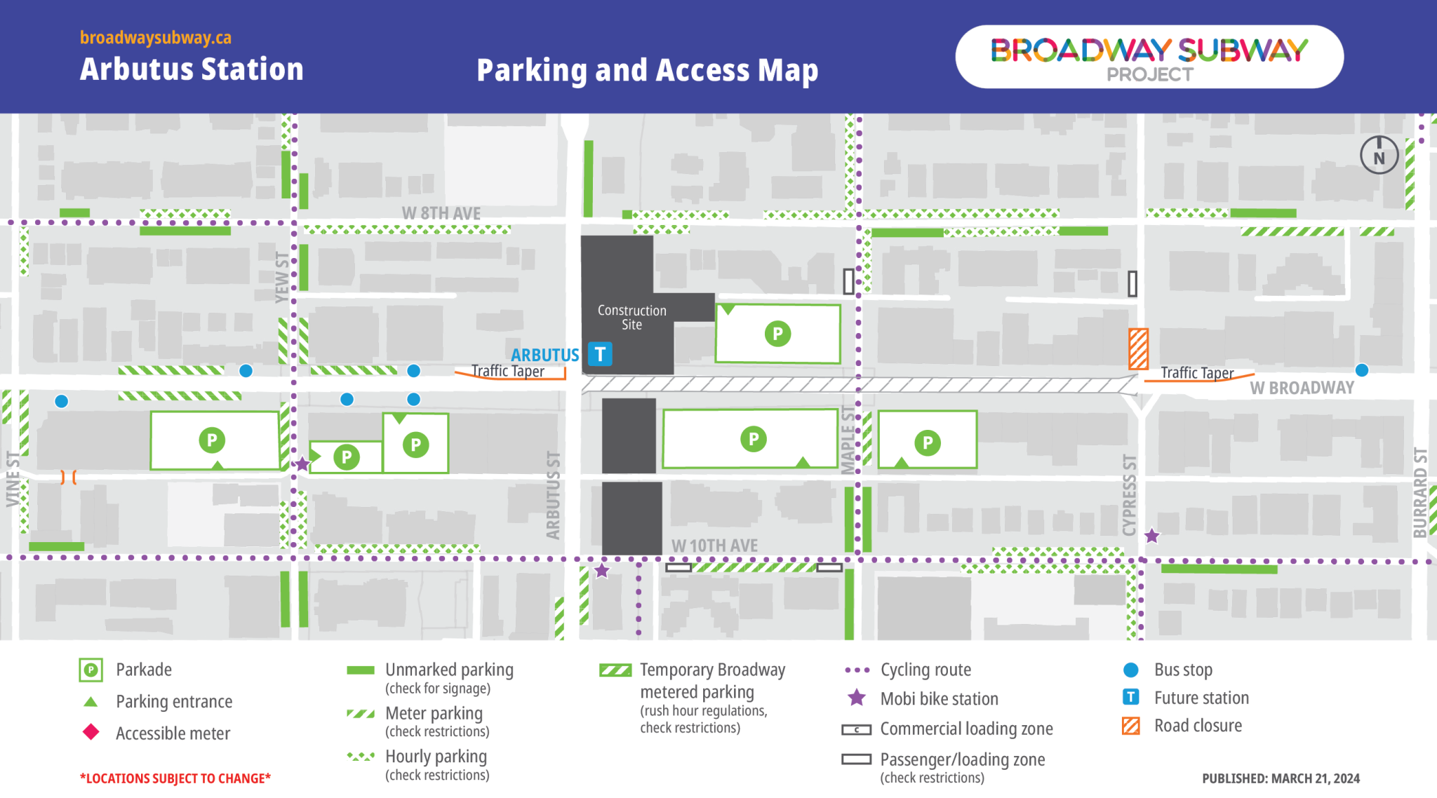 Maps - Broadway Subway Project