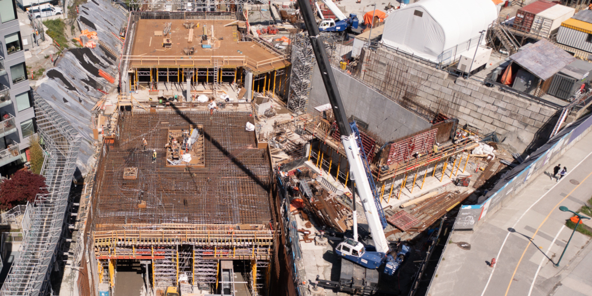Station Construction - Broadway Subway Project